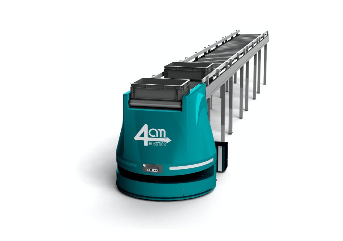 AMC-RC - Autonomous Mobile Cobot Roller Conveyor | 4am Robotics AMC-RC - Autonomous Mobile Cobot Roller Conveyor | 4am Robotics